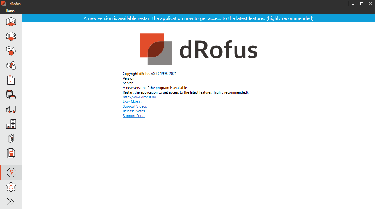 Installation of dRofus